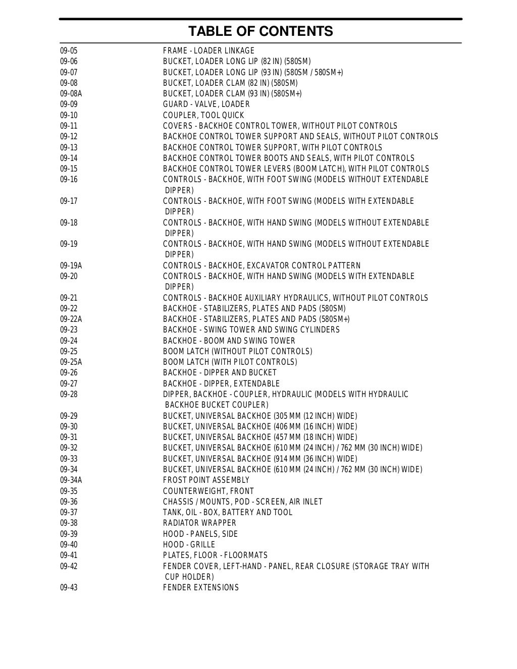 CASE 580 Super M Series 2 Backhoe Loader Parts Catalogue Manual