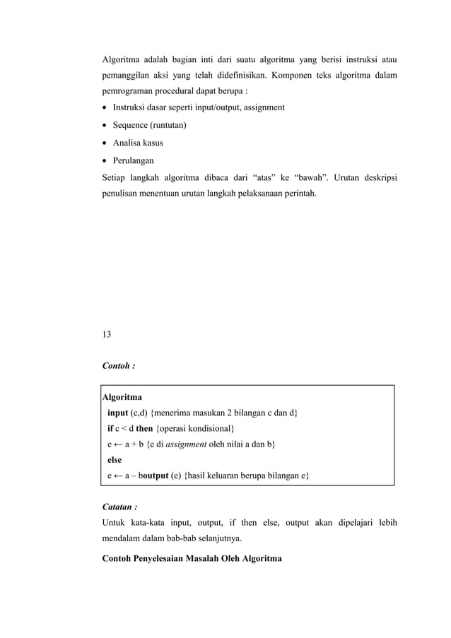 Algoritma dan-pemrograman | PDF