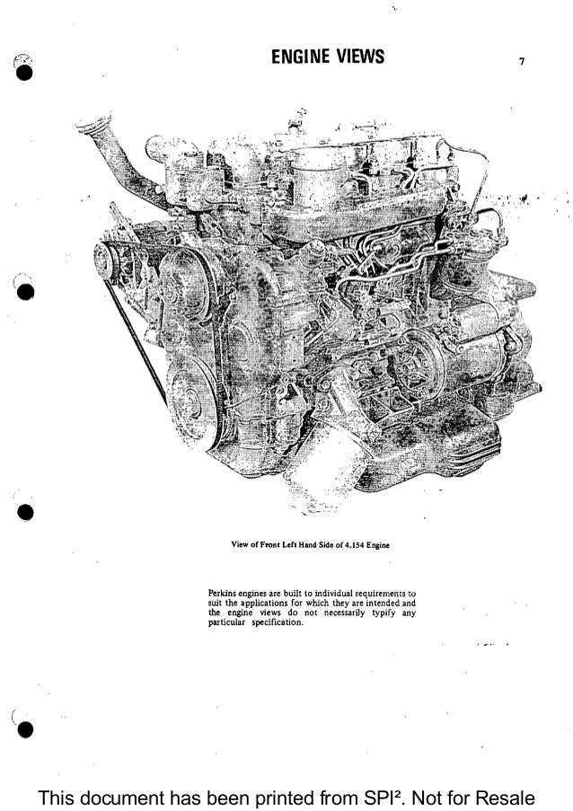 Perkins Engine Parts Diagrams