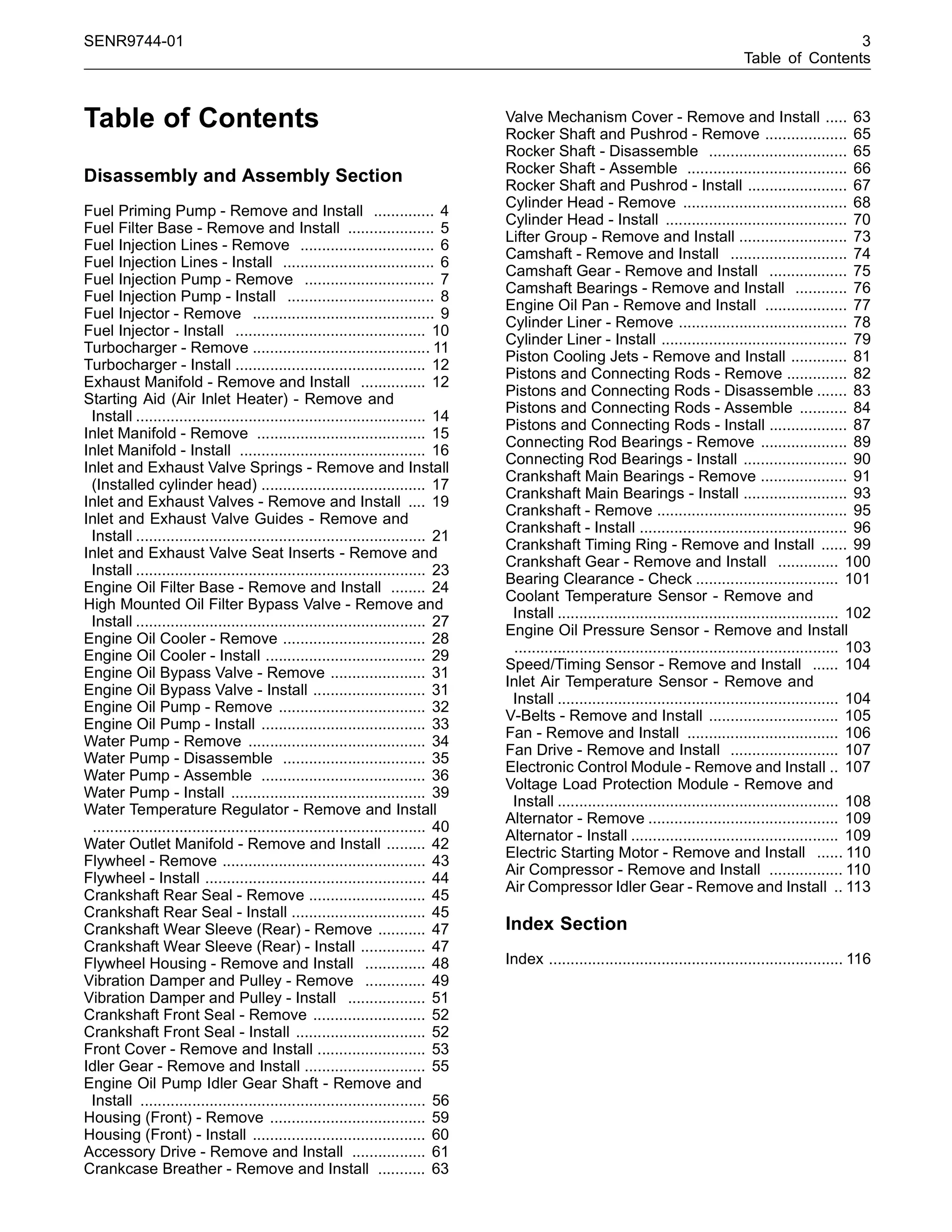 PERKINS 1100 SERIES 1106C INDUSTRIAL ENGINE (ELECTRONIC)（Model VK ...