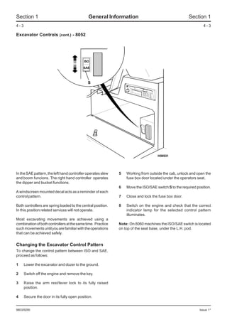 JCB 8052 MIDI EXCAVATOR Service Repair Manual SN802000-803999 | PDF