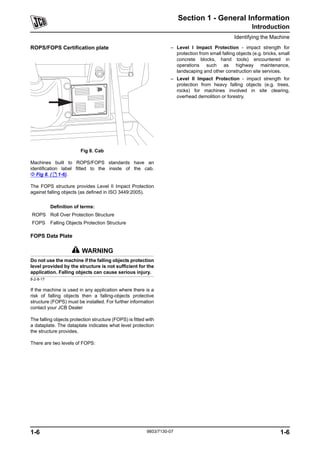 JCB 210, 212 BACKHOE LOADER Service Repair Manual SN（930000 Onwards） | PDF