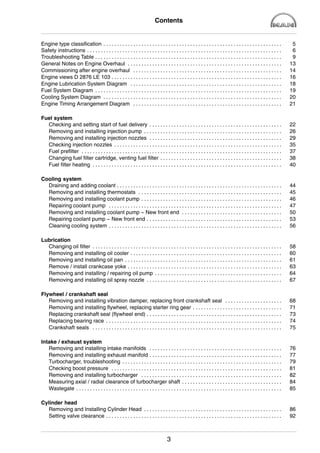 MAN Industrial Diesel Engine D2876 LE103 Service Repair Manual | PDF