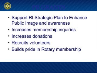 Z34 Rotary Public Relations Grans 06-05-12 | PPT