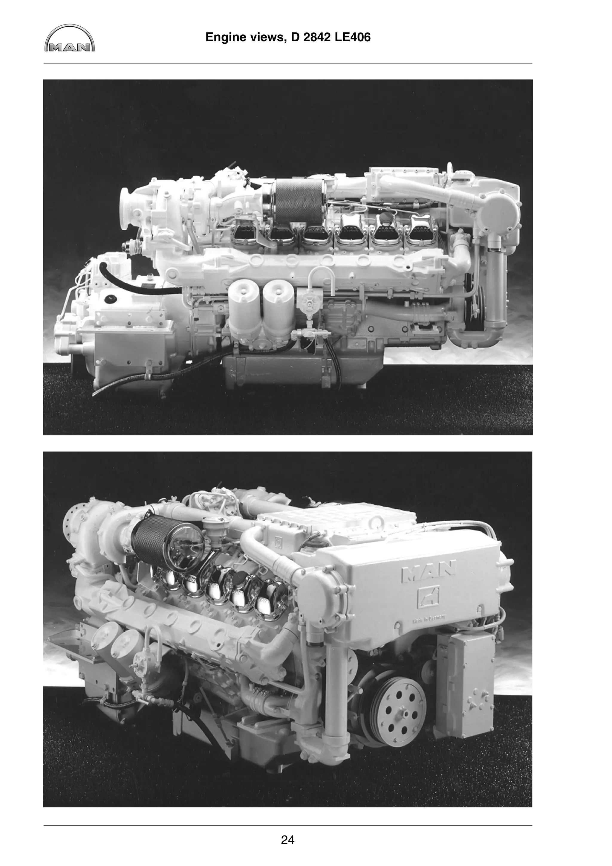 MAN Marine Diesel Engine D 2848 LXE /LE 401 / 403 / 405 Service Repair Manual | PDF