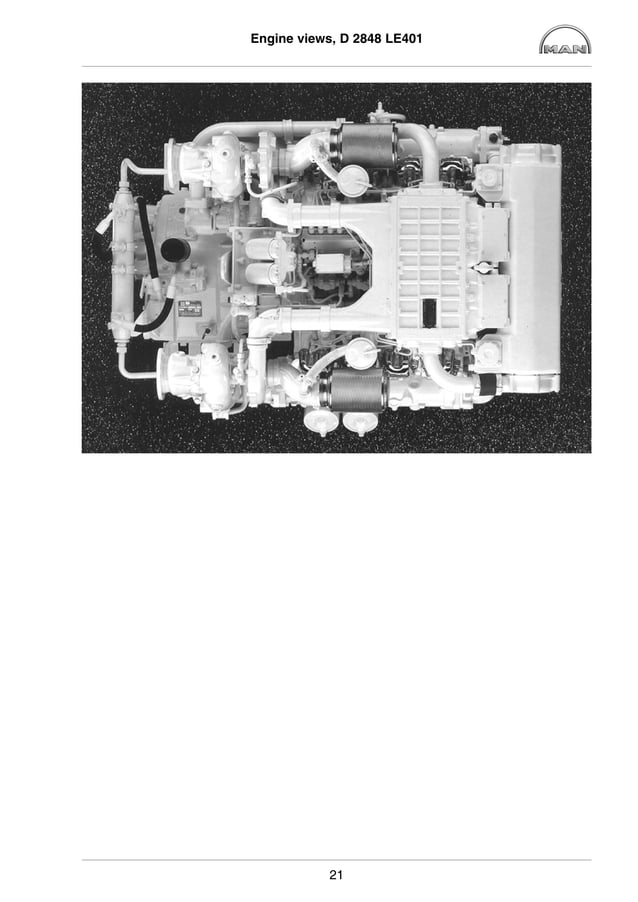 MAN Marine Diesel Engine D 2848 LXE /LE 401 / 403 / 405 Service Repair Manual | PDF