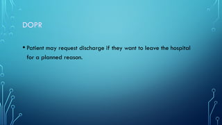 Discharge_PPT.pptxdggfggfggffggguibvcfvvhh | PPTX