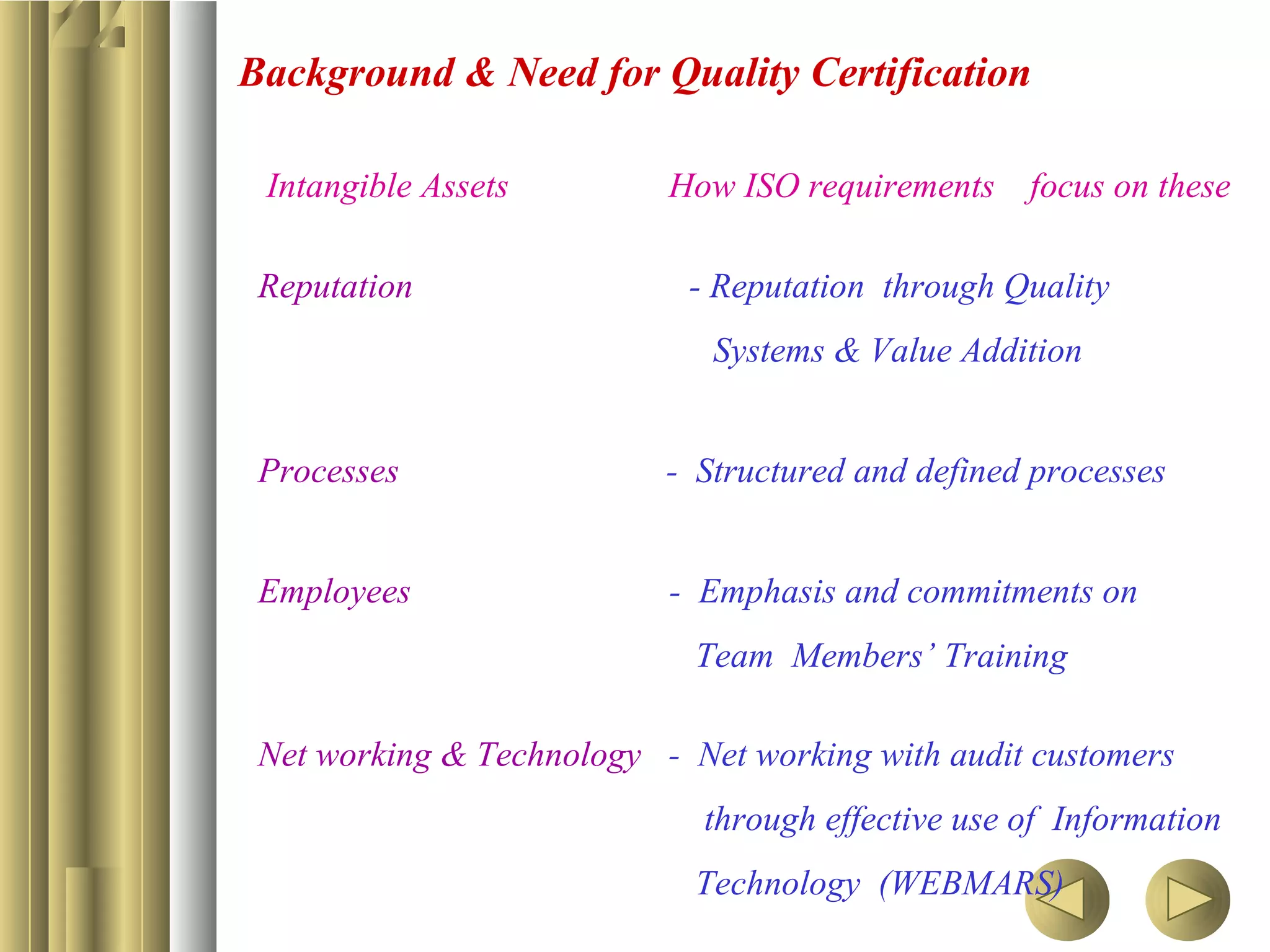 Z 3f 2 - iso 9002 -1994 certification | PPT