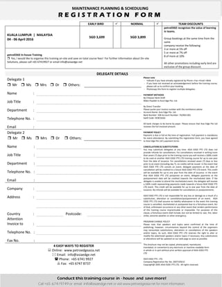 PD188 Maintenance Planning & Scheduling | PDF