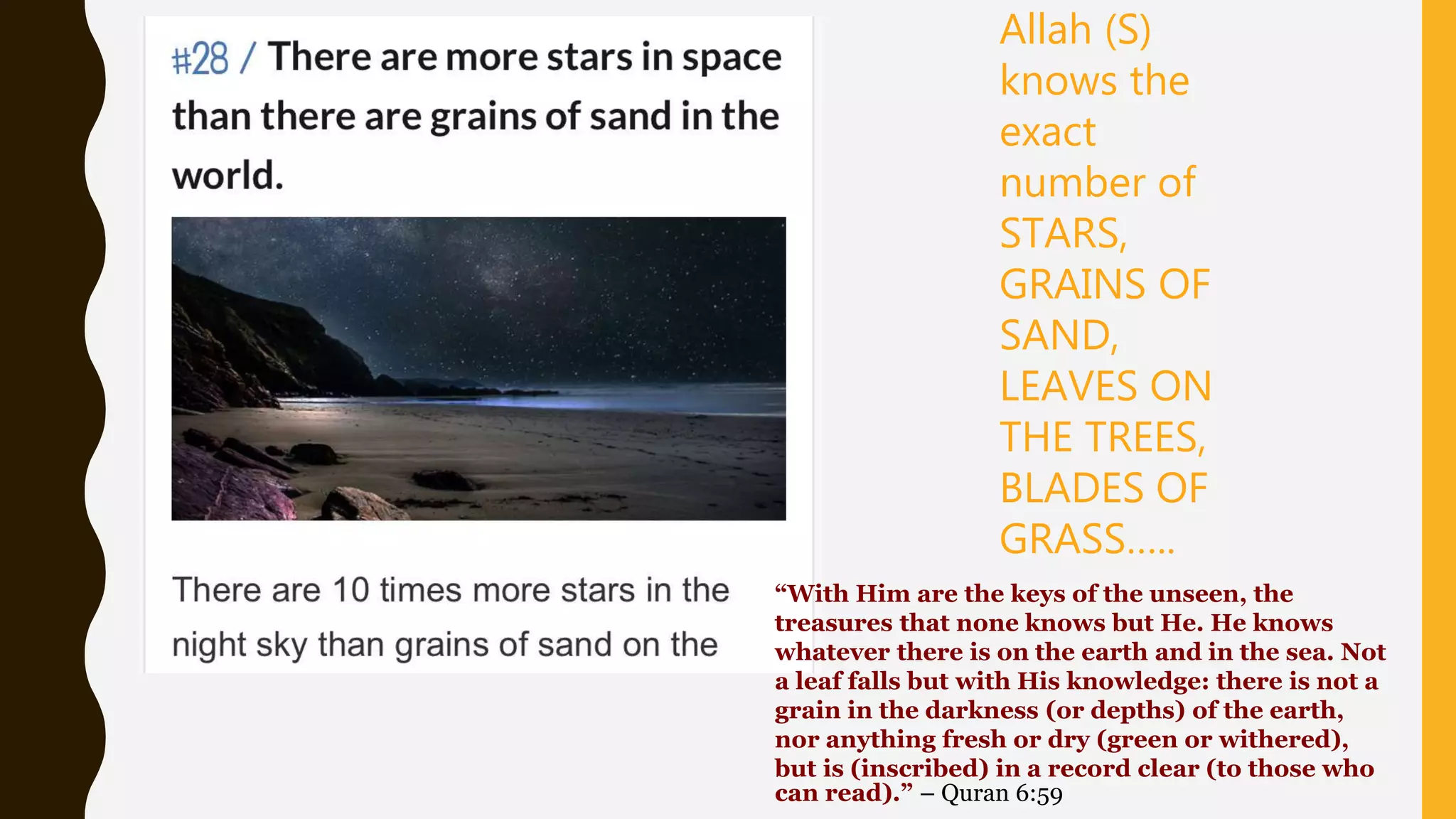 Allah's Amazing Universe | PPT