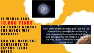 Allah's Amazing Universe | PPT