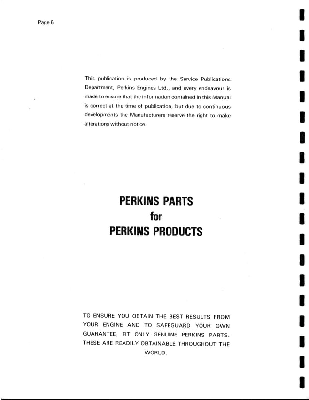 PERKINS 4.108M DIESEL ENGINE Service Repair Manual | PDF