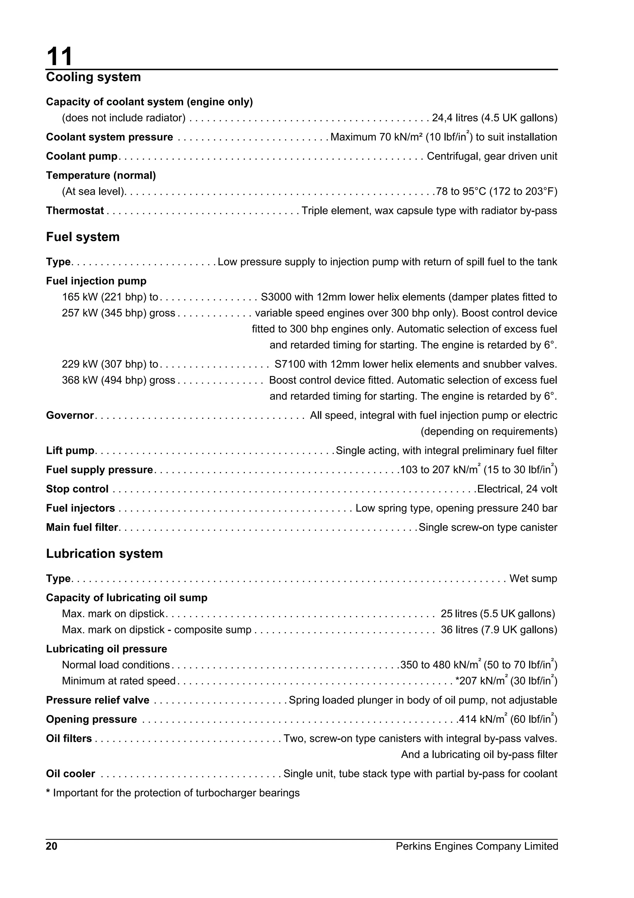 PERKINS 2000 SERIES 2006 DIESEL ENGINE(model 2006TG2A)Service Repair ...