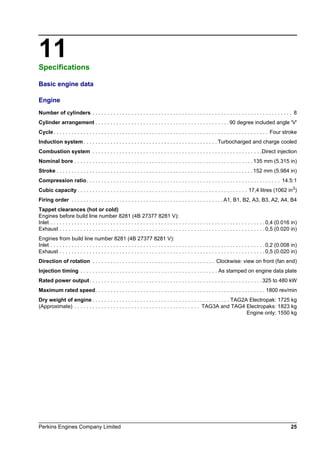 PERKINS 3000 SERIES 3008 CV8 8 CYLINDER DIESEL ENGINE Service Repair ...