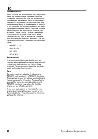 PERKINS 3000 SERIES 3012 CV12 12 CYLINDER DIESEL ENGINE Service Repair ...