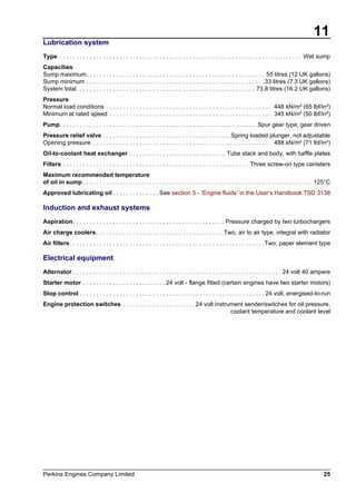 PERKINS 3000 SERIES 3012 CV12 12 CYLINDER DIESEL ENGINE Service Repair ...