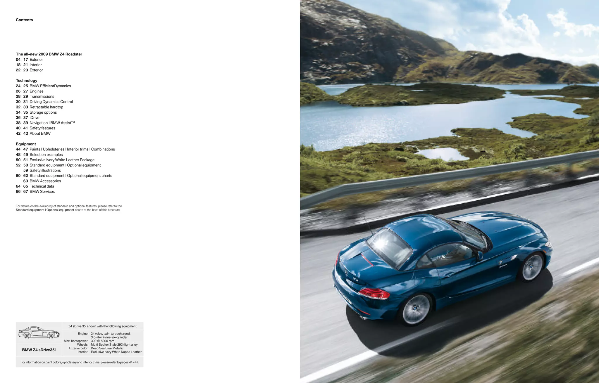 BMW Z4 2009 Brochure | PDF