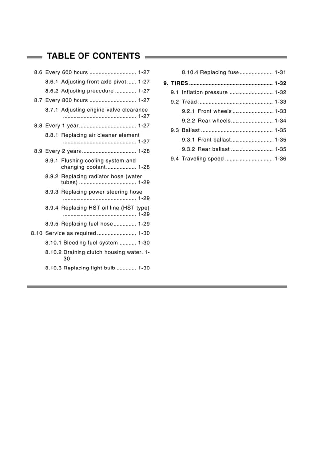 Kioti Daedong CK25 Tractor Service Repair Manual | PDF | Commercial ...