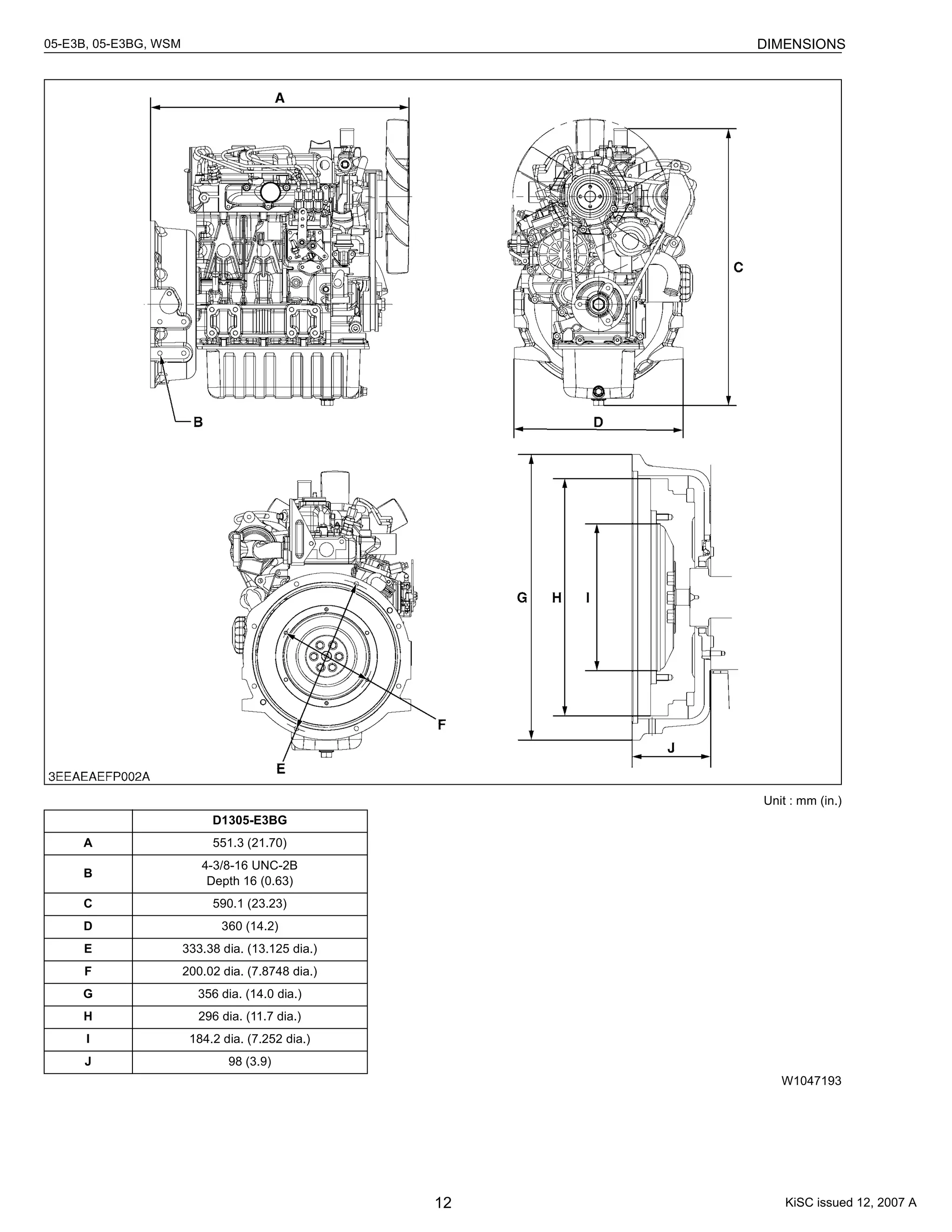KUBOTA V1505-T-E3B DIESEL ENGINE Service Repair Manual | PDF