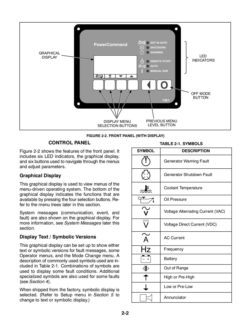 Cummins Onan Dggd Generator Set With Power Command 1301 Controller
