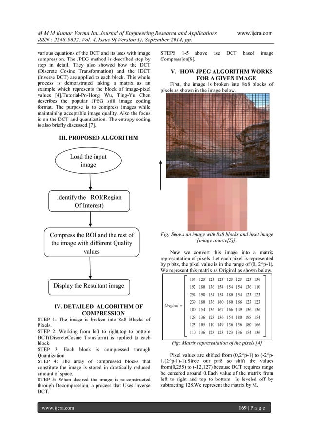 ROI Based Image Compression in Baseline JPEG | PDF