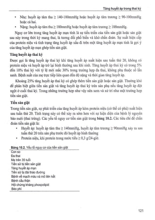TĂNG HUYẾT ÁP TRONG THAI KỲ (tiền sản giật) | PDF