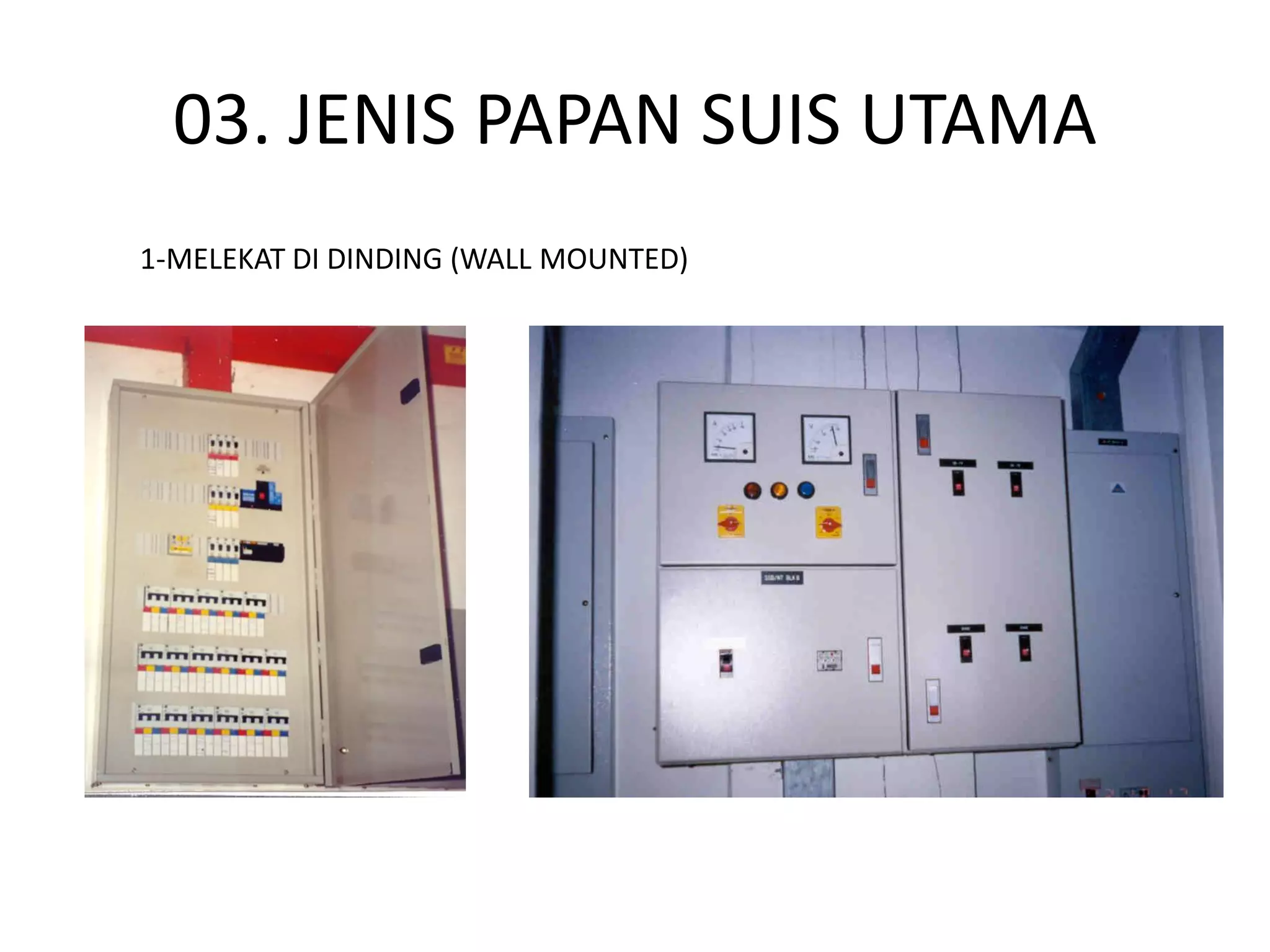 Papan suis utama (psu) | PDF
