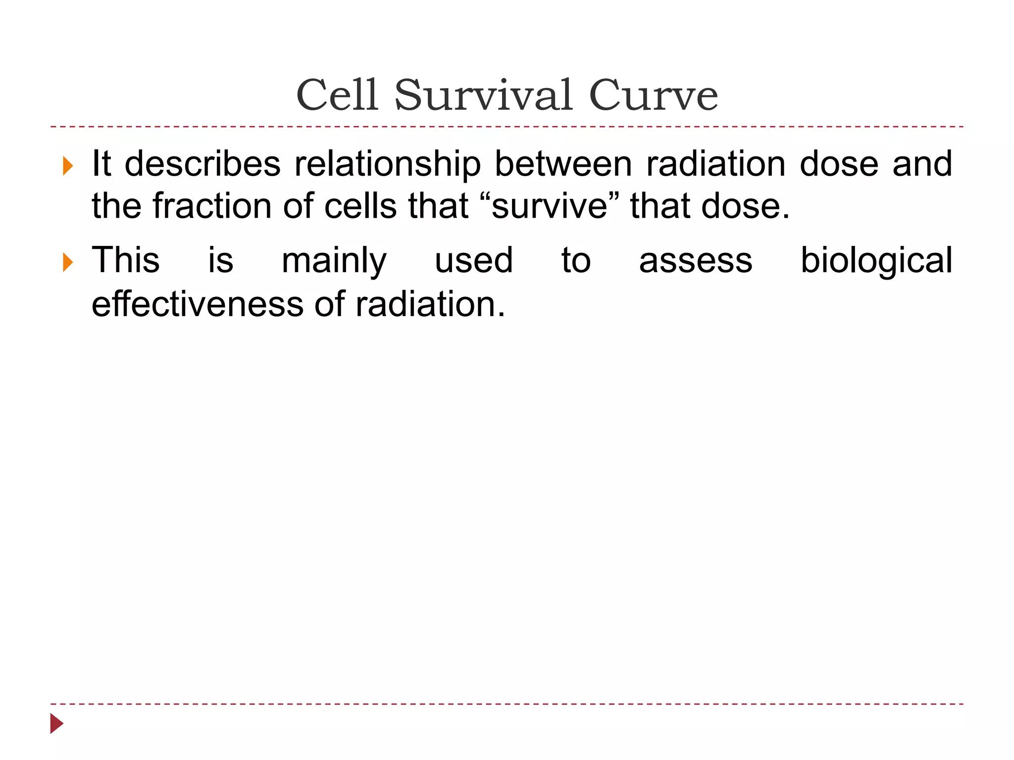 Cell survival curve | PPTX