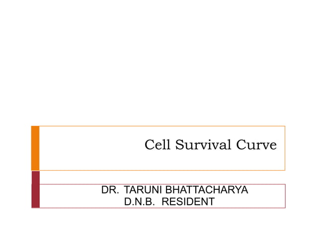 Cell survival curve | PPTX