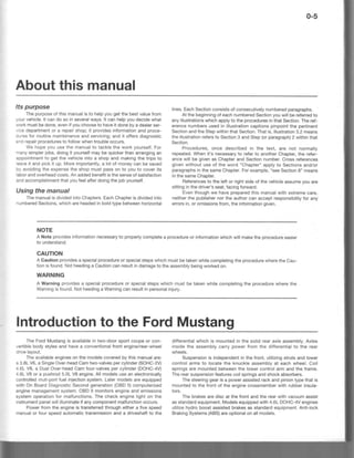 1996 FORD MUSTANG Service Repair Manual | PDF