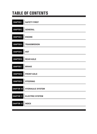 Kioti Daedong CS2610 (EU/AU) Tractor Service Repair Manual | PDF
