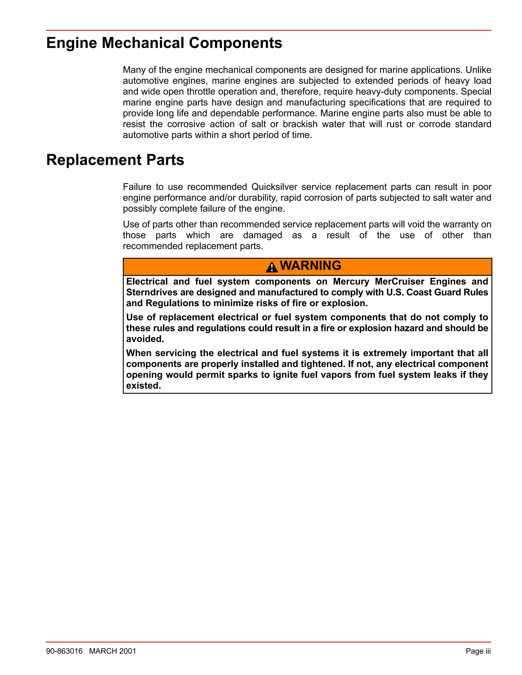 Mercury MerCruiser D1.7L DTI (0M055001 and Above) Service Repair Manual ...
