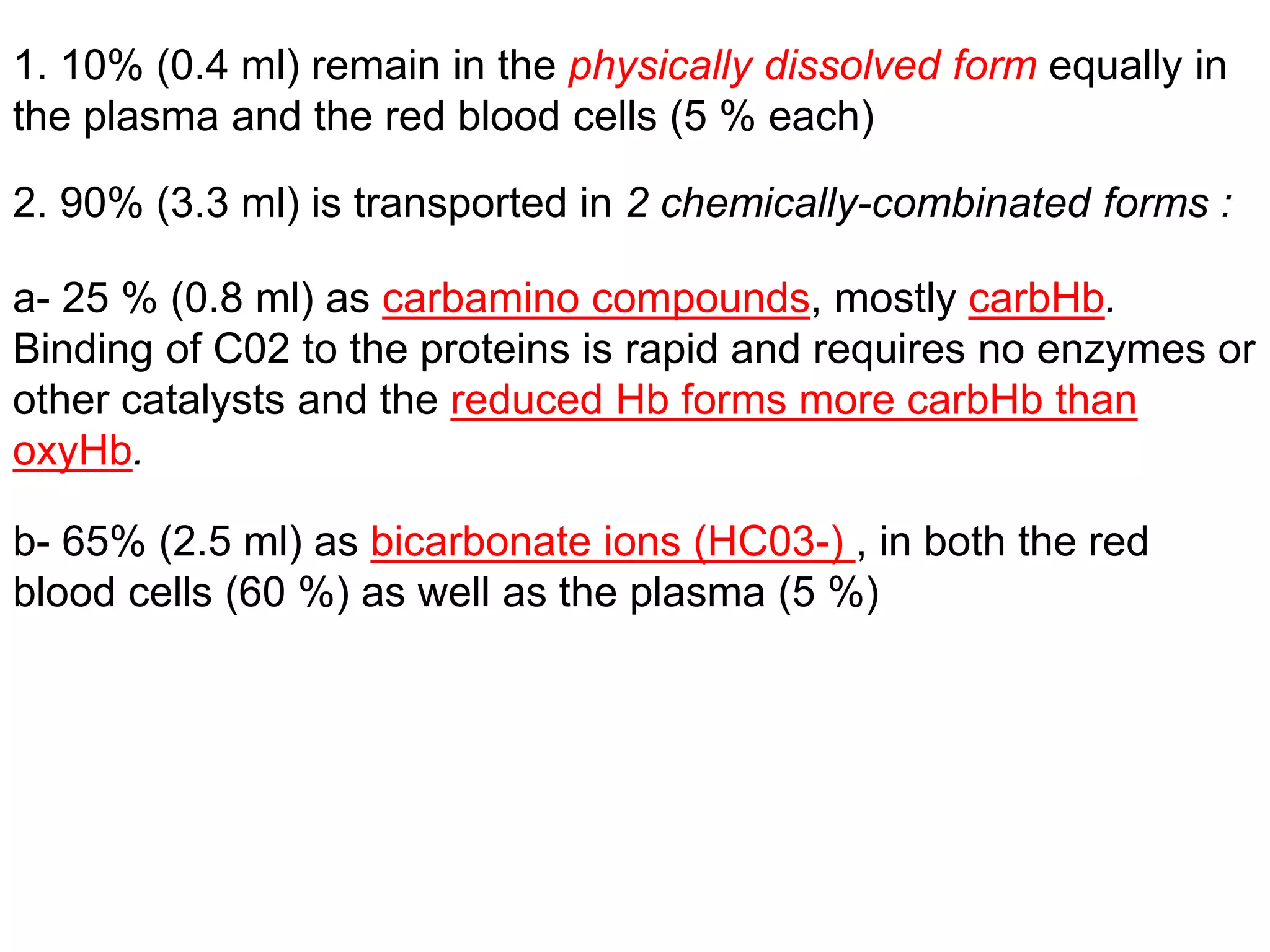 C02 transport (carriage)_by_the_blood | PPT