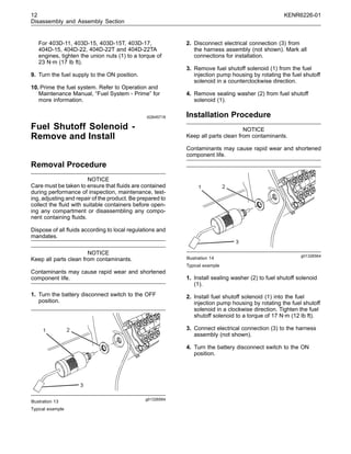 PERKINS 400 SERIES 402D 403D 404D INDUSTRIAL ENGINE (Model GP) Service ...