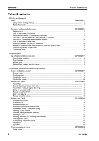 Komatsu D375A-5E0 Dozer Bulldozer Service Repair Manual S/N 50001 and ...