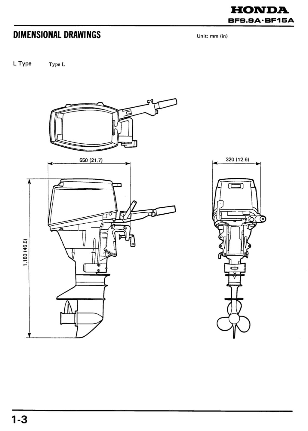 Honda Marine Outboard BF15A Service Repair Manual