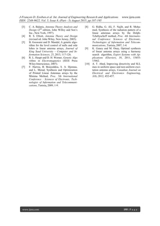 Design of Non-Uniform Linear Antenna Arrays Using Dolph- Chebyshev and Binomial Methods | PDF