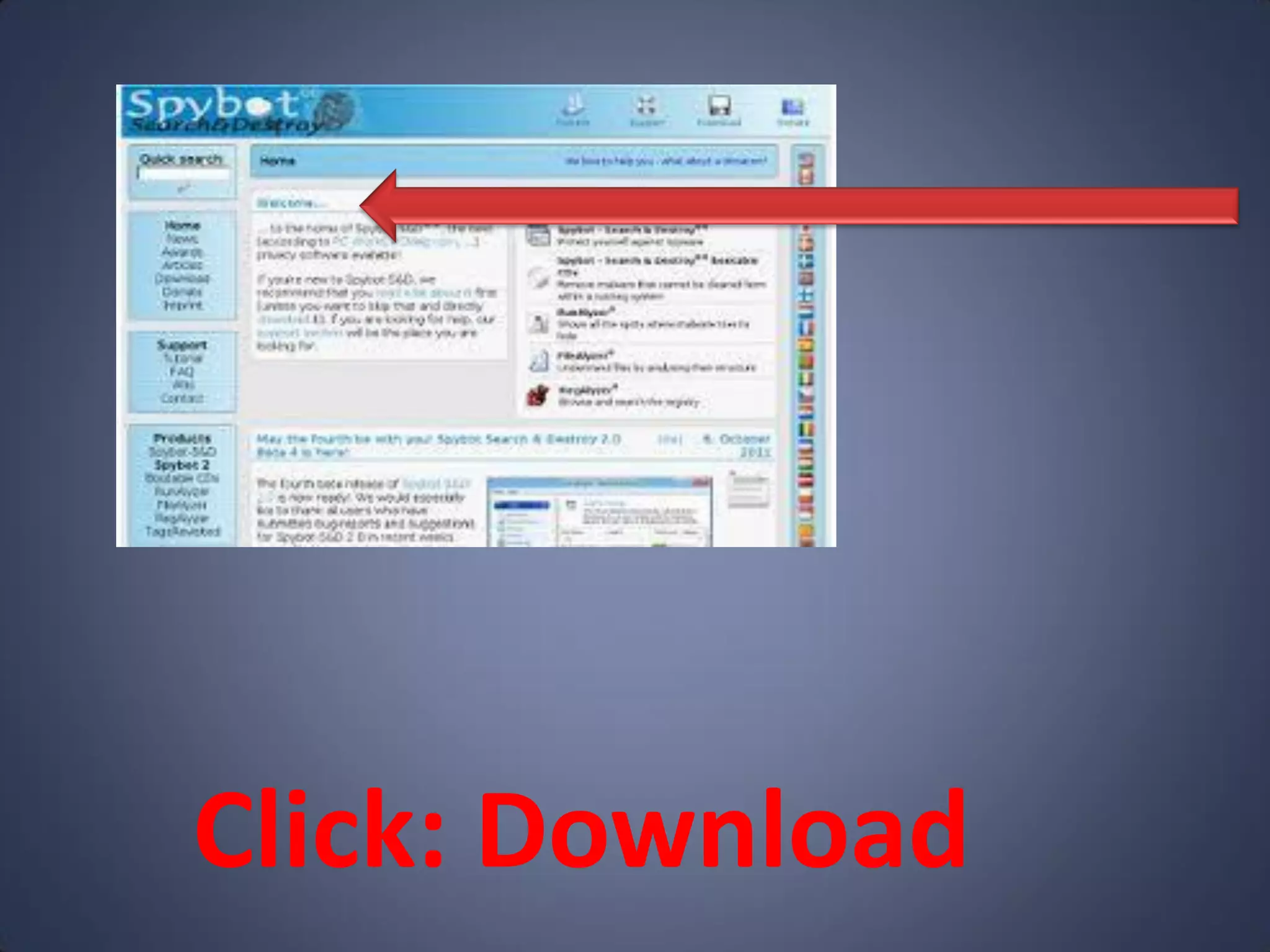 How to use spybot search and destroy | PDF