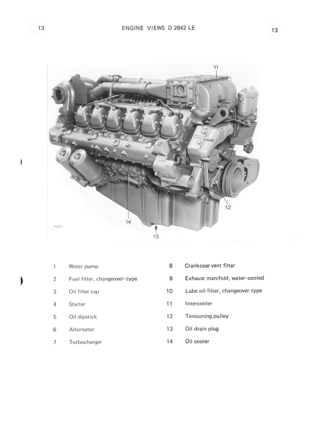 MAN INDUSTRIAL DIESEL ENGINE D 2840 ME/LE SERIES Service Repair Manual