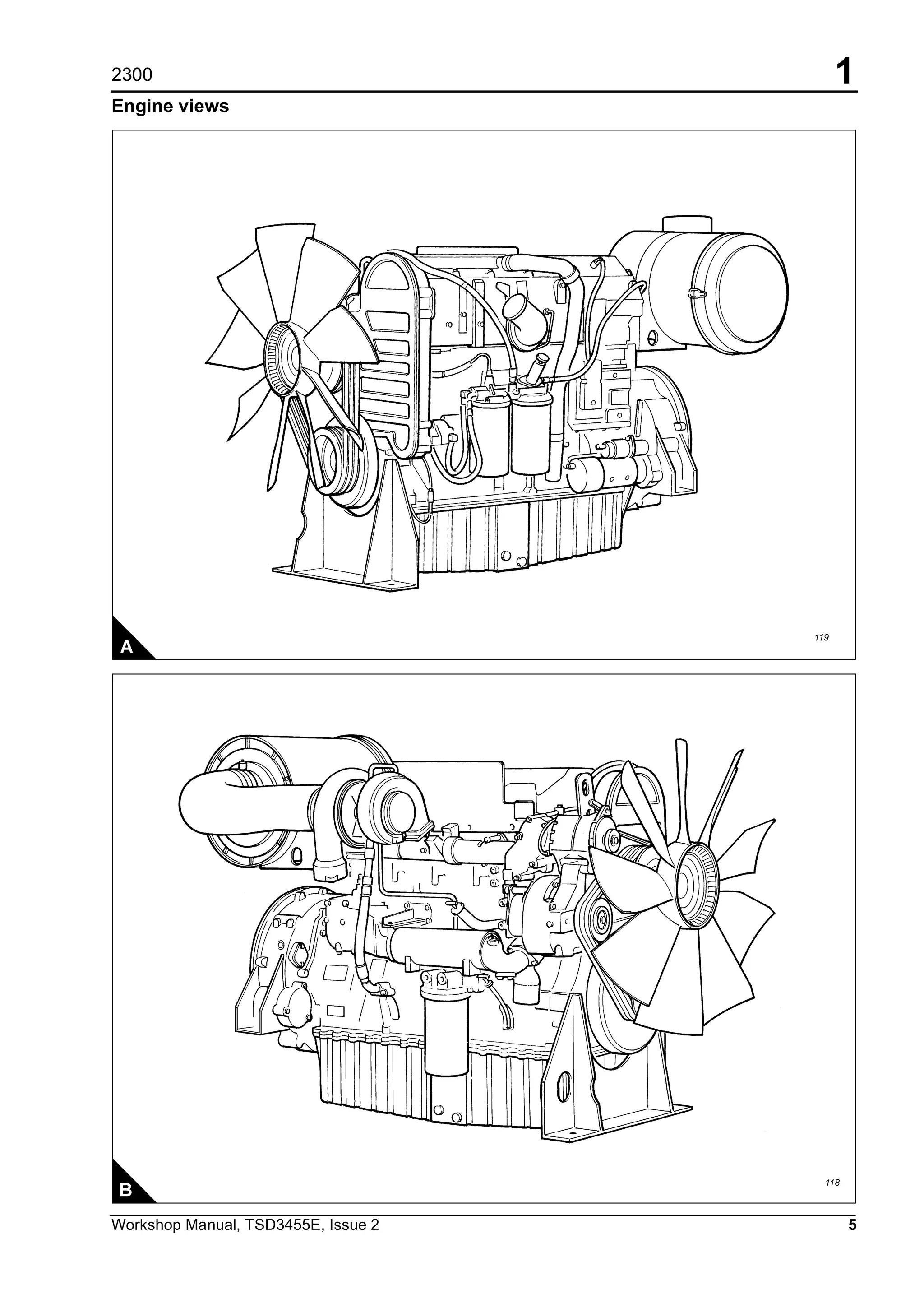 PERKINS 2300 SERIES 2306A-E14 6 CYLINDER TURBOCHARGED DIESEL ENGINE ...