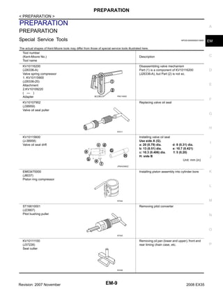 2008 INFINITI EX35 Service Repair Manual | PDF