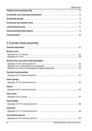 PERKINS 2800 SERIES 2806C-E18 TAG3 DIESEL ENGINE Service Repair Manual ...