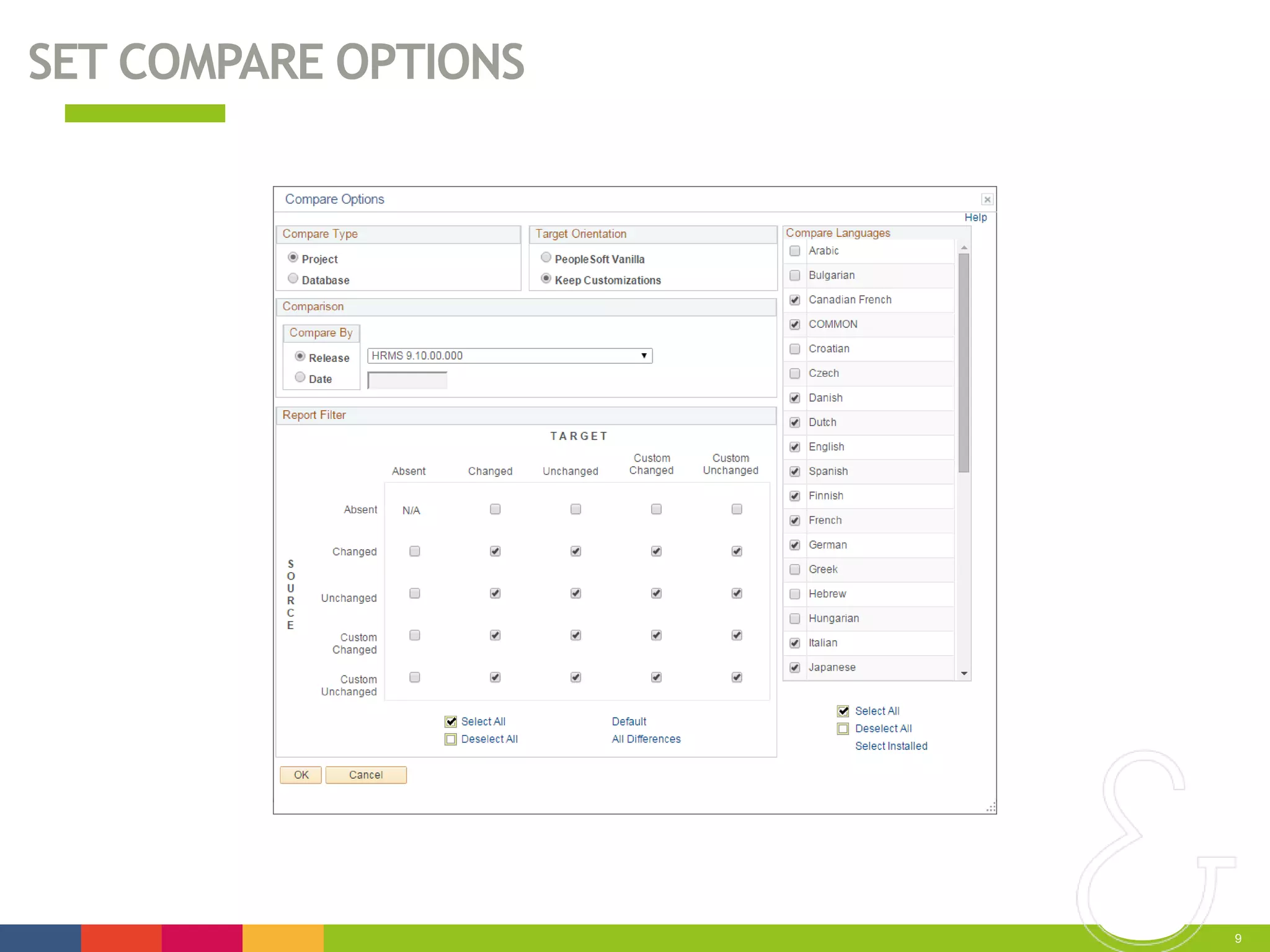 Non-Comparable Object Tools for PeopleSoft | PPTX