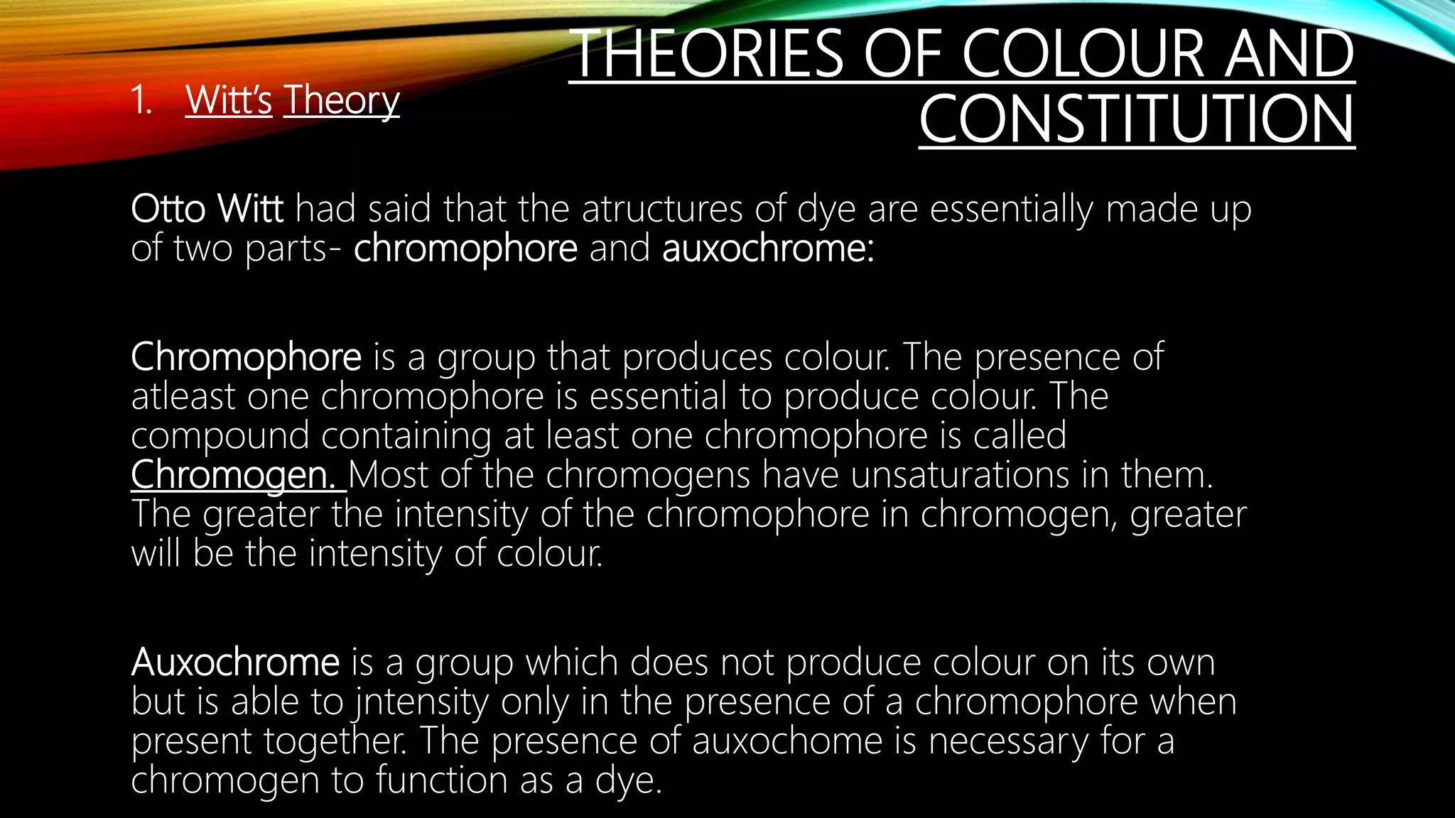 Chemical dyes- Chemistry | PPTX