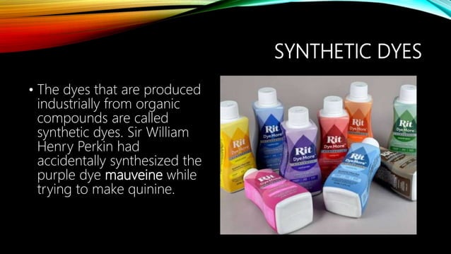 Chemical dyes- Chemistry | PPTX