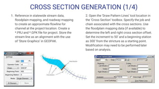 HEC-RAS LiDAR Cross Sections With Microstation SS3 V8i | PPTX