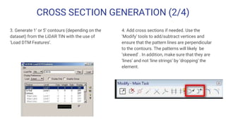HEC-RAS LiDAR Cross Sections With Microstation SS3 V8i | PPTX