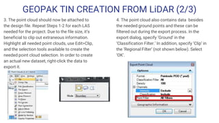 HEC-RAS LiDAR Cross Sections With Microstation SS3 V8i | PPTX