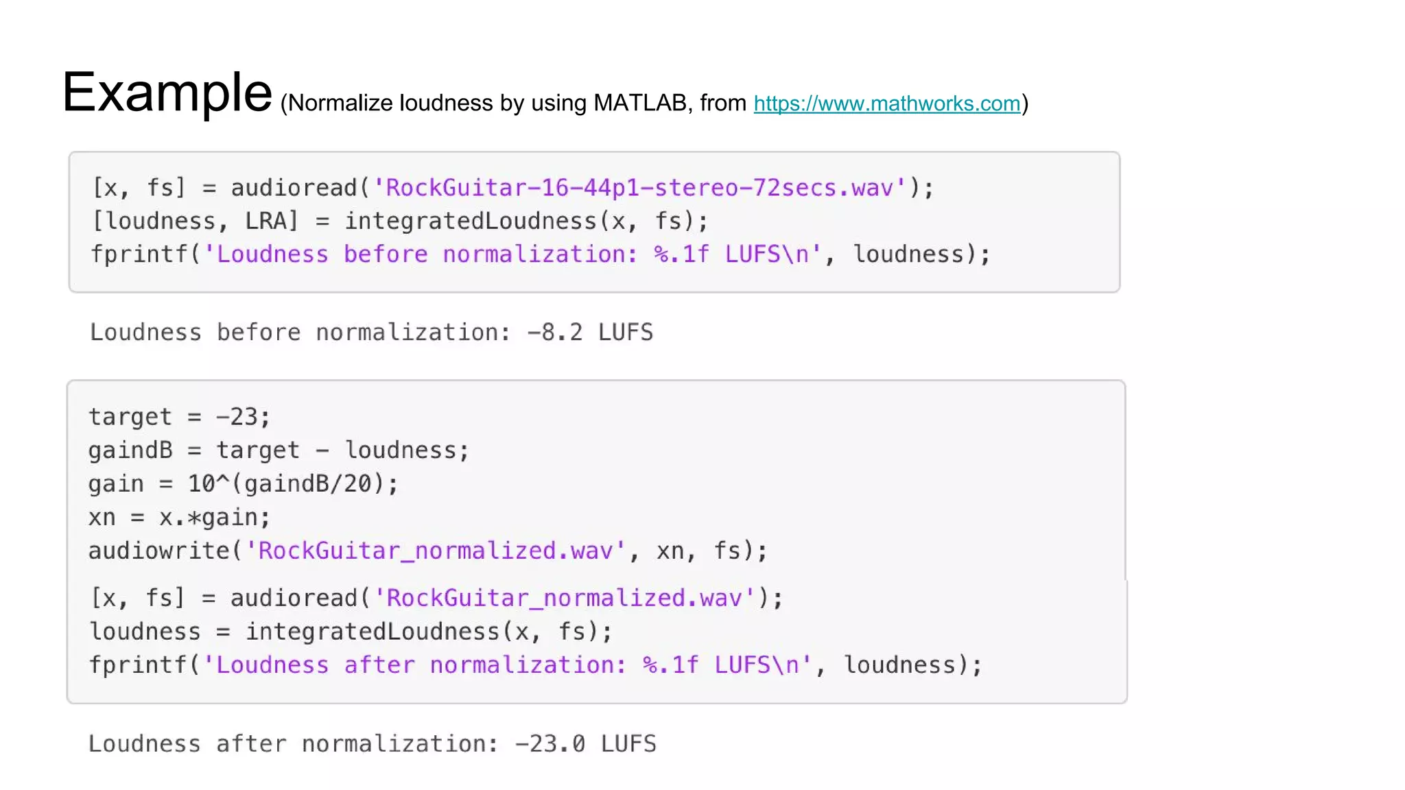 Introduction to audio normalization | PPT