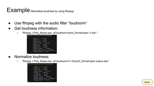 Introduction to audio normalization | PPT